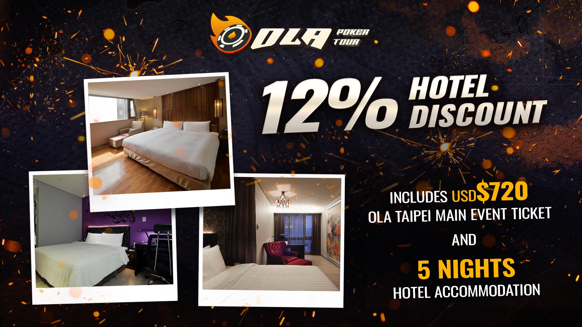 OLA Poker Tour | OLA Taipei Hotel Discount